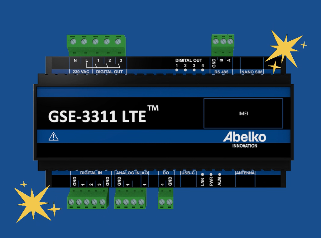 Produktnyhet! GSE-3311 LTE™ - Abelko Innovation
